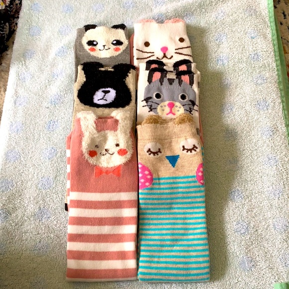 Accessories | New Girls 6 Pack Knee High Animal Socks | Poshmark